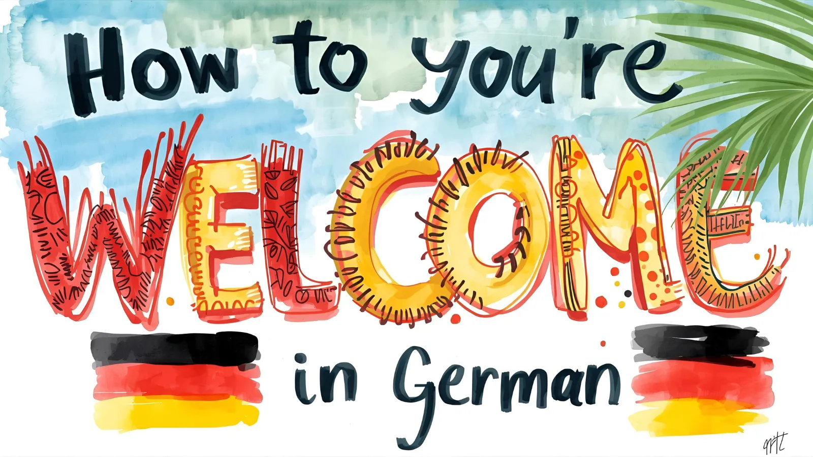 15 Ways How to Say You're Welcome in German