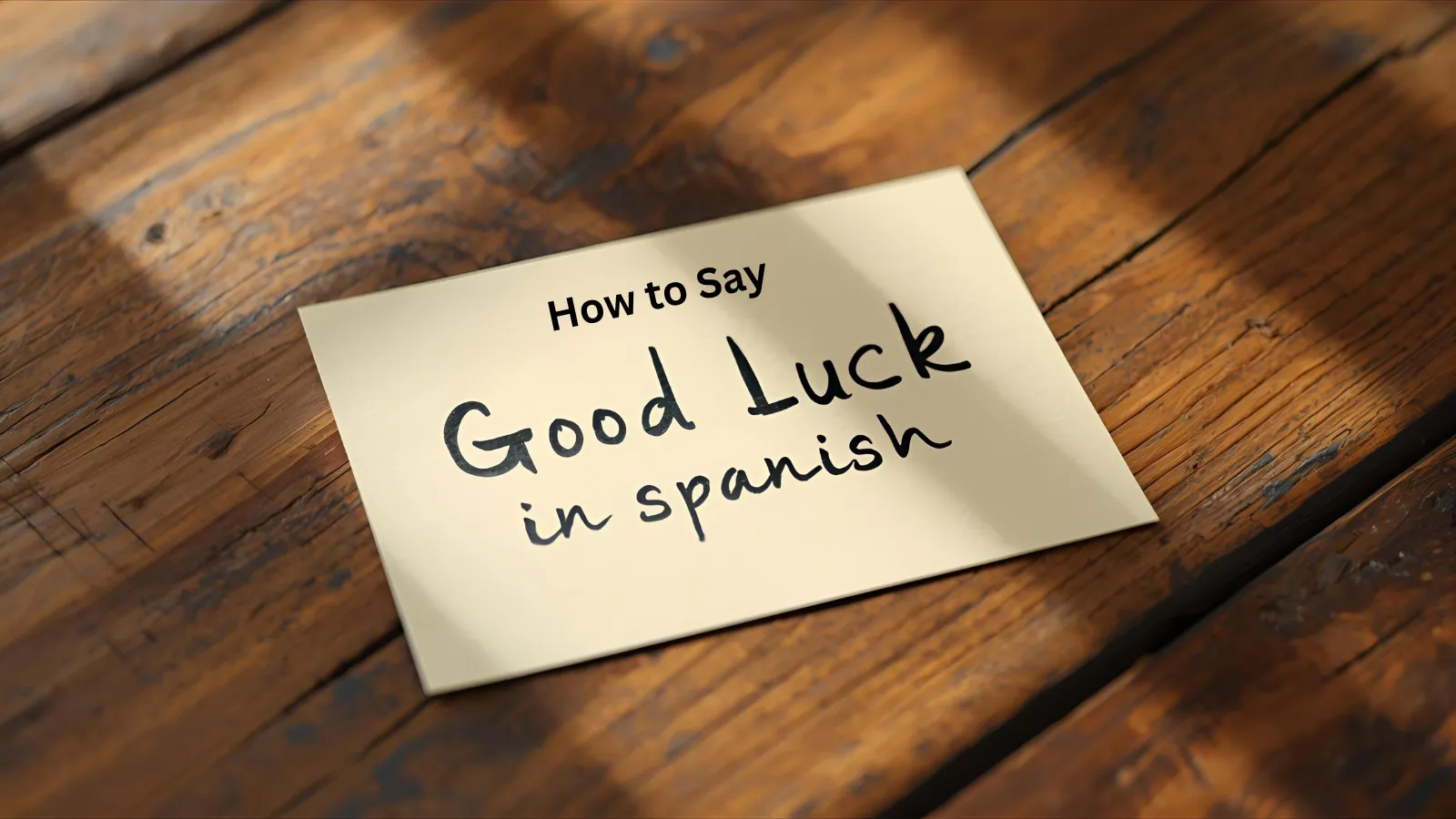 How to Say Good Luck in Spanish: 15 Useful Ways