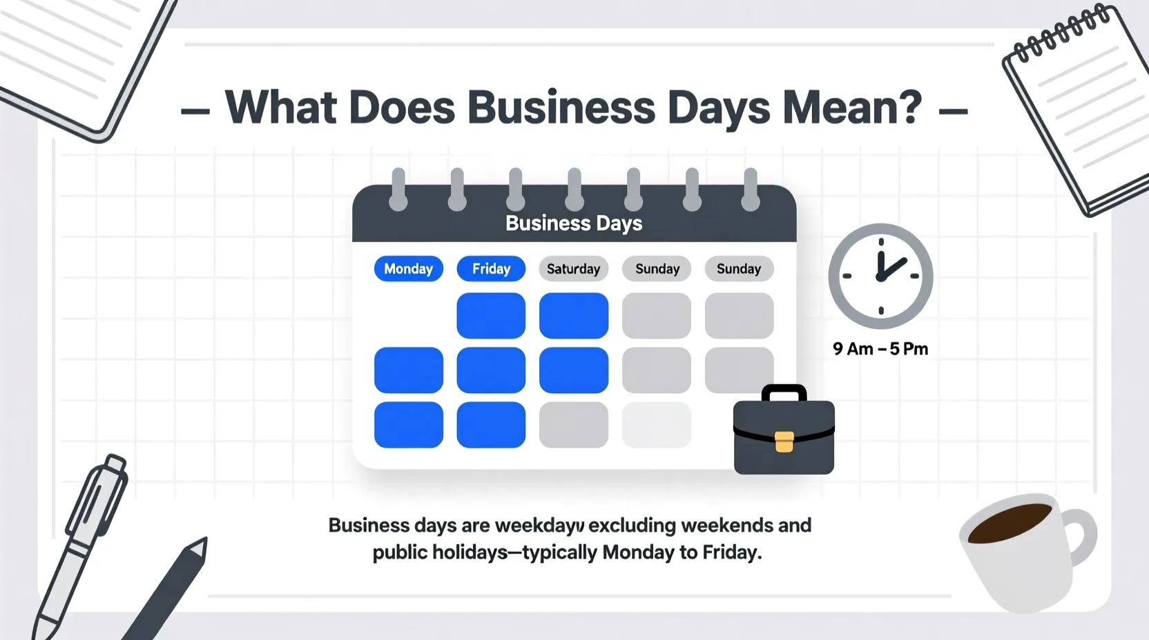 What Does Business Days Mean