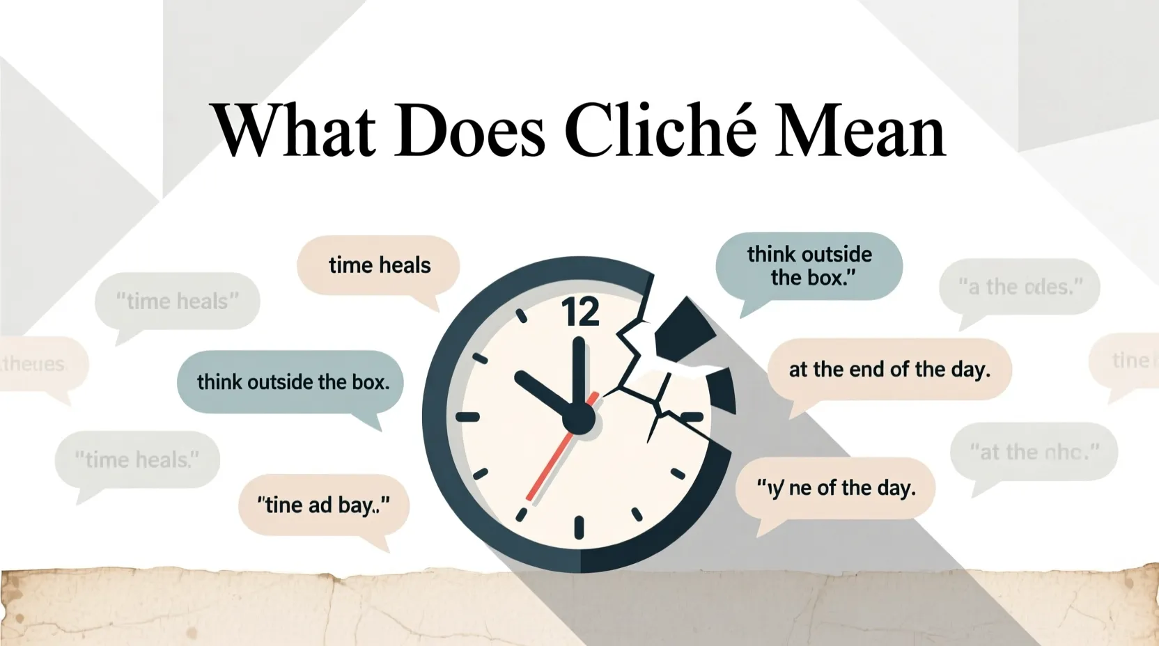 What Does Cliché Mean? A Clear Guide