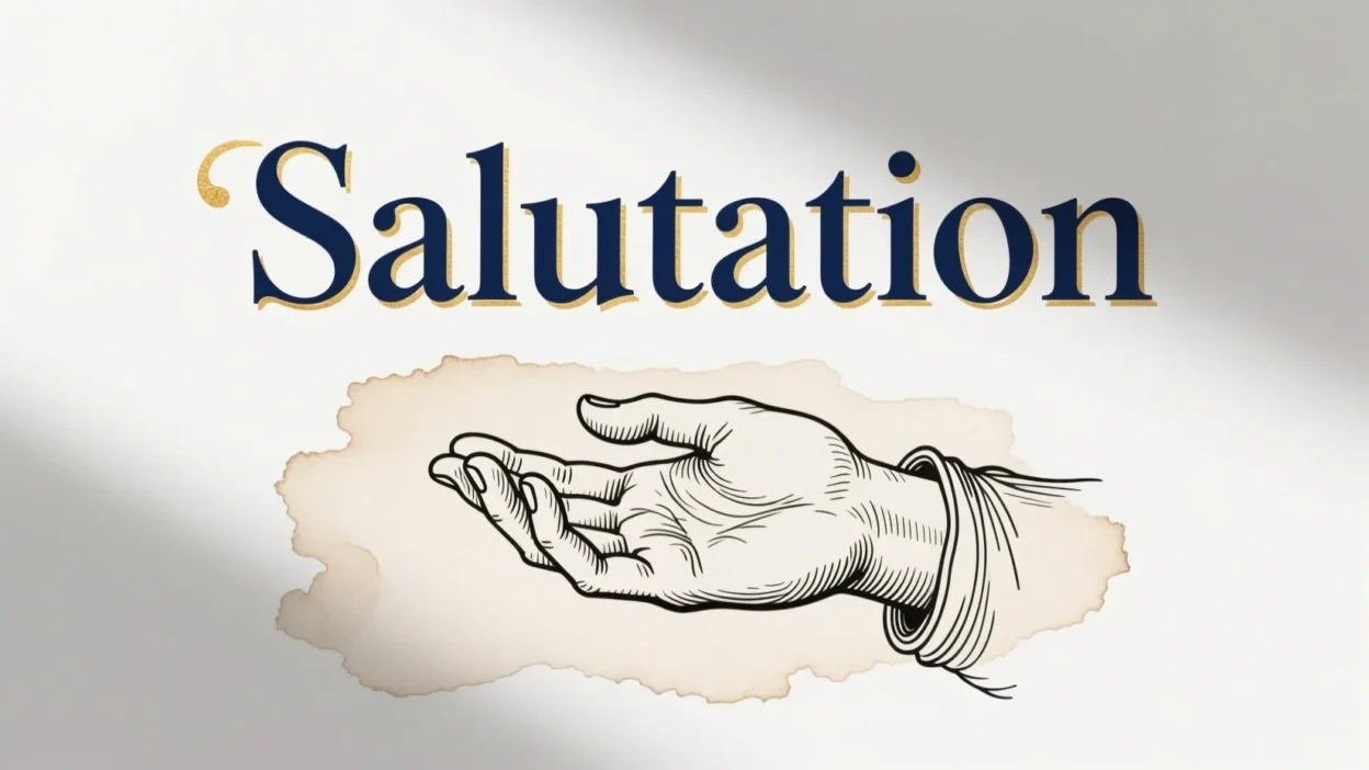 What Does Salutation Mean? A Clear Guide